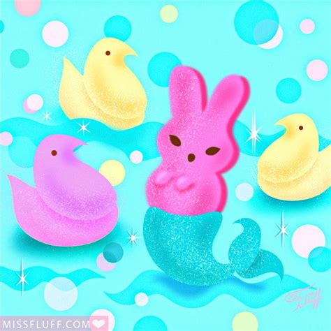 Peeps Art By Miss Fluff Happy Art Miss Fluff Cute Art