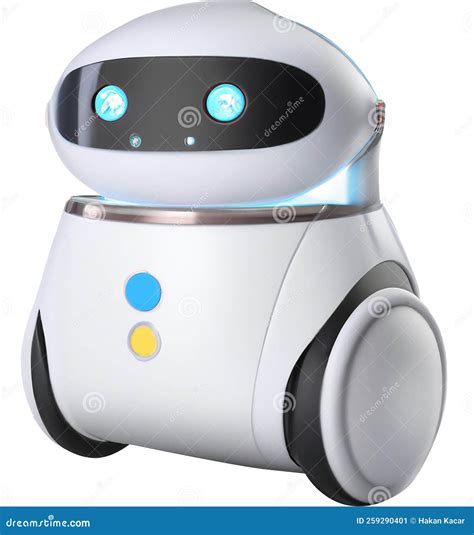 3d Illustration Robot Chatbot Icon Logo Realistic Design Stock