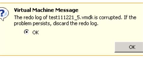 Fix VMware View Horizon The Redo Log Of Vmdk Is Corrupt Ocean Solutions