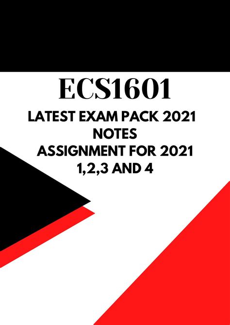 Find Great Notes For ECS1601 StudyPass