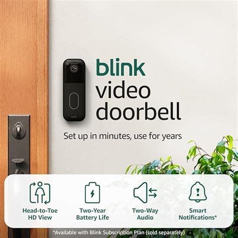 All New Blink Video Doorbell Outdoor 4 Wireless Smart Security Cameras Head To