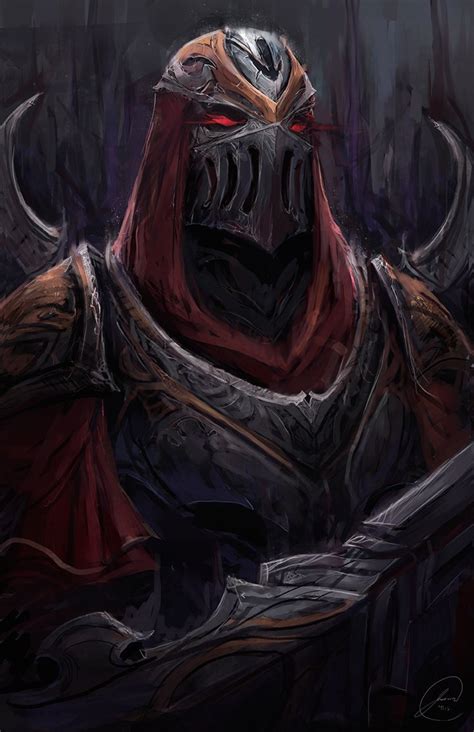 Zed League Of Legends Fan Art Art Of Lol