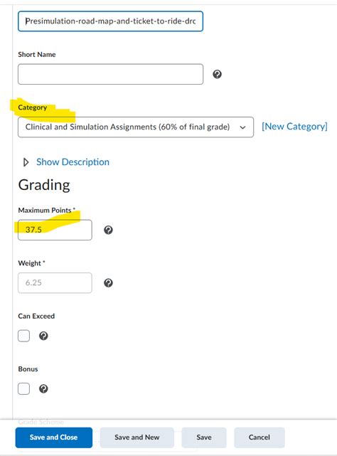 how to edit a grade item csp it ticketing