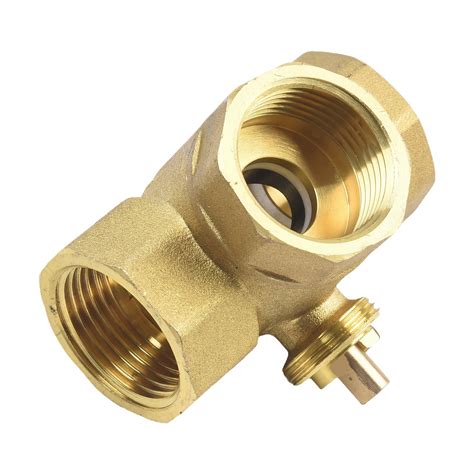 ball valve with manual electric ac220v 3 wire 2 control 3 way valve