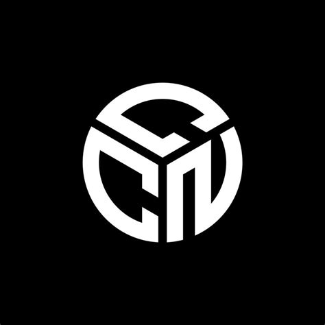 Ccn Letter Logo Design On Black Background Ccn Creative Initials