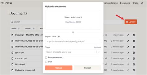 How To Upload A Pdf Document