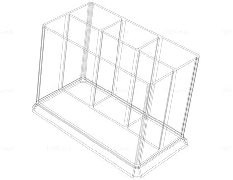 Plastic Multipurpose Holder 3d Printing Model Stl