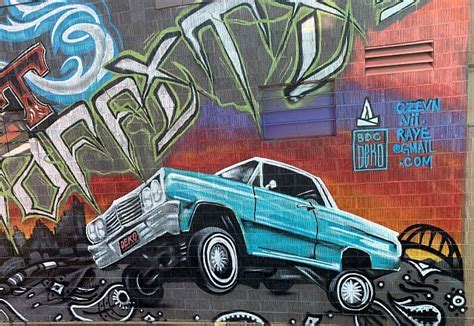 Lowrider Art Murals A Look At El Paso Lincoln Park Murals