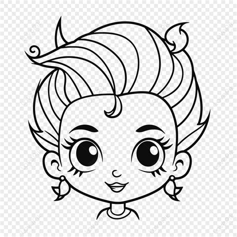 Adult Cartoon Coloring Pages Free Printable Cartoon Girl Hair Coloring