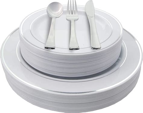 Plastic Plates With Cutlery Attached At John Heidt Blog