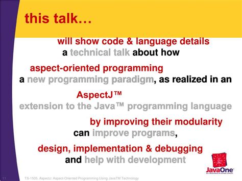 Ppt Aspectj™ Aspect Oriented Programming Using Java™ Technology Powerpoint Presentation Id