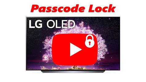 how to lock youtube with a passcode on lg smart tv youtube