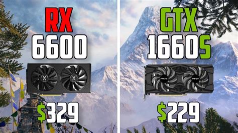 Gtx 1660 Super Vs Rx 6600 Test In 8 Games