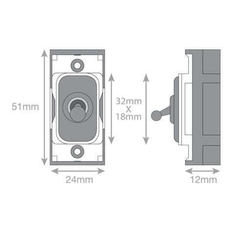 SGRID360 113 10 2 Way Toggle Switch Module Black Nickel With Black Insert Selectric UK