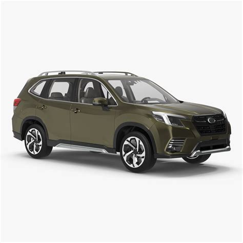 Green Compact Crossover Suv 3d Model 129 Max Gltf Obj Ma Upk