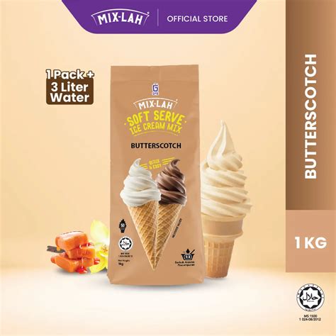 Butterscotch Soft Serve Ice Cream Powder Gfb Food