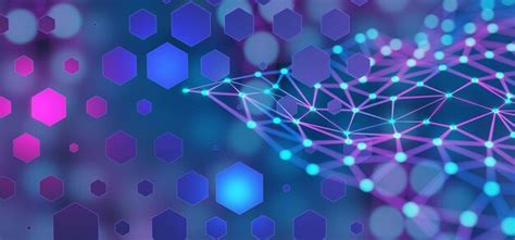 Premium Photo Background From Hexagons Blockchain Technology Network Structure Background