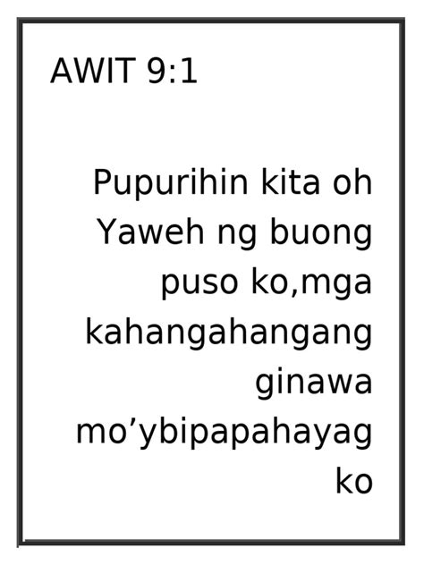 Awit 9 Pdf