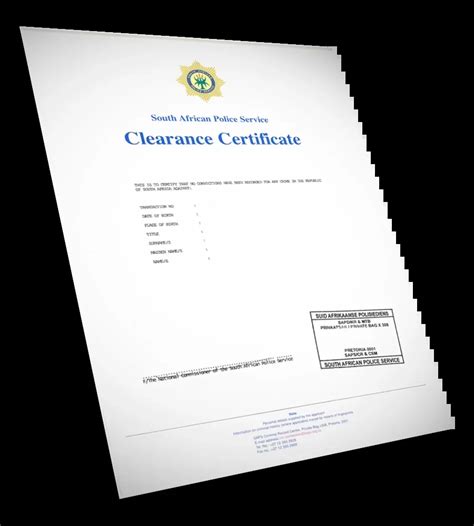 Police Clearance Certificate Service Pretoria