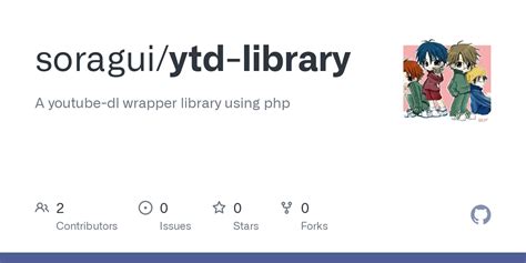 github soragui ytd library a youtube dl wrapper library using php