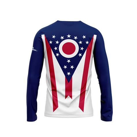 Ohio Flag Long Sleeve Performance Shirt
