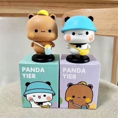 Cute Kawaii Bubu Dudu Panda Bear Figure Cartoon Exciting Bear