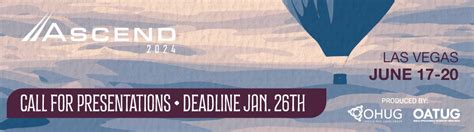 Oracle Hcm Users Group Ohug On Linkedin Contribute To Ascend 2024s Agenda The Deadline For