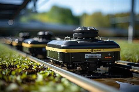 premium photo robots keeping solar panels clean and efficient