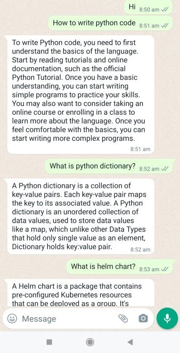 Chatbot With Openai And Whatsapp Or Messaging Service
