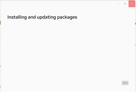 Stuck Installing And Updating Packages Nvidia Ai Workbench Nvidia