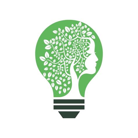 Premium Vector Woman Tree Vector Template Design Woman Face Leaf Vector Design