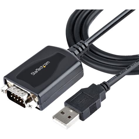 Startech Com 3ft 1m Usb To Serial Cable With Com Port Retention Db9