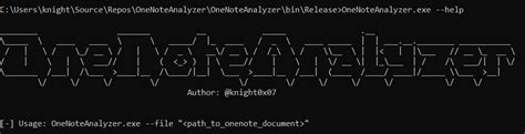 GitHub Knight X OneNoteAnalyzer A C Based Tool For Analysing Malicious OneNote Documents