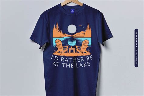 Id Rather Be At The Lake Svg Design Artbubbles