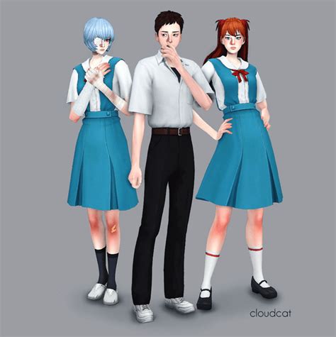 NGE Uniforms Sims Love