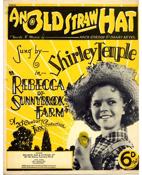 Shirley Temple Rebecca Of Sunnybrook Farm