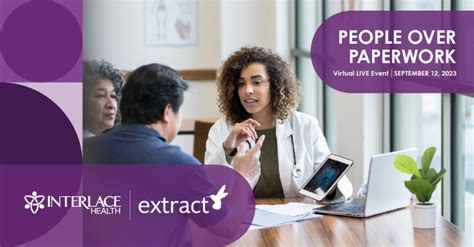 People Over Paperwork Virtual Event Interlace Health Extract Systems