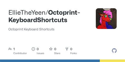 Github Ellietheyeenoctoprint Keyboardshortcuts Octoprint Keyboard Shortcuts