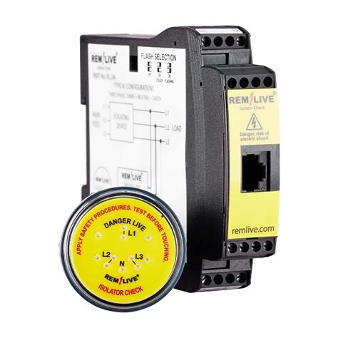 Remlive Live Line Indicator Monitoring Base Unit With Display 24 To