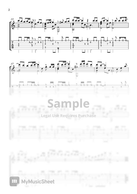 유상렬 하나님이시여 클래식기타 커버 Sheets By 정다운