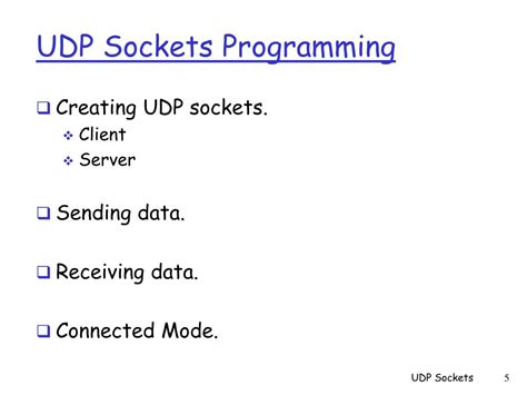 Ppt Lecture 8 Udp Sockets And Io Multiplexing Powerpoint Presentation