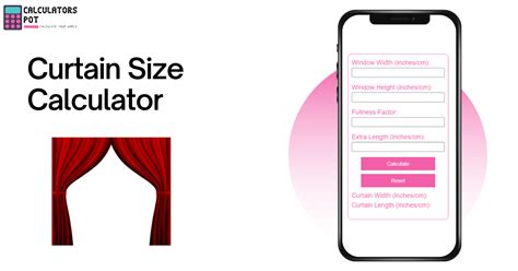 Curtain Size Calculator CalculatorsPot