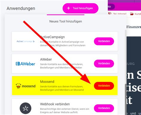 Moosend Integration Vericlever