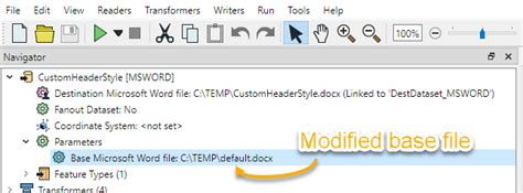 how to create a microsoft word base file to use with the mswordstyler