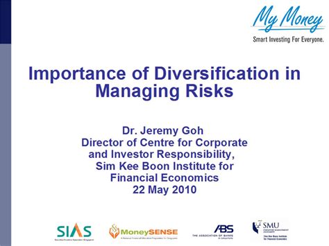 Importance Of Diversification In Managing Risks