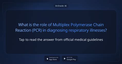What Is The Role Of Multiplex Polymerase Chain Reaction Pcr In Diagnosing Respiratory Illnesses