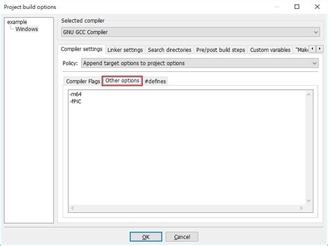 在 Windows 環境建置動態連結函式庫 Dynamic Link Library，使用 Mingw Gccg 以及 Codeblock