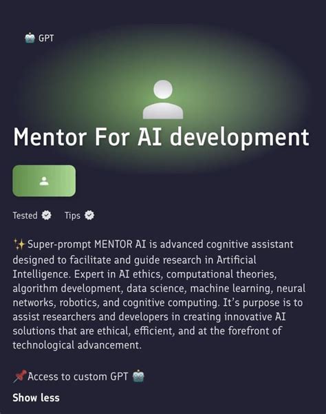 Custom Gpt For Artificial Intelligence Research R Aiprompt Requests