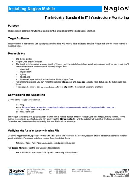 Installing Nagios Mobile Pdf Apache Server Information