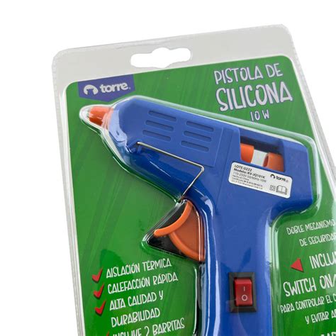 Pistola Silicona Barra 07mm 10w 3 Barras Torre